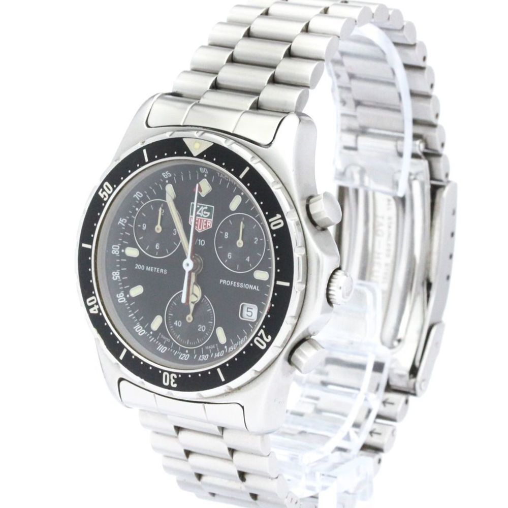 Tag Heuer Professional Chronograph Steel Quartz Mens … - Gem